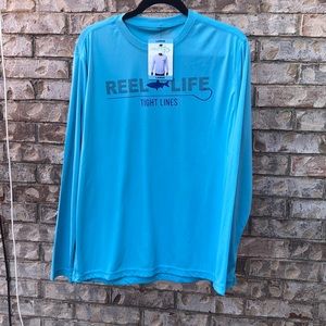 reel life | Shirts | Reel Life Upf Shirt | Poshmark